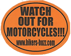 FREE 'Watch Out for Motorcycles Sticker'