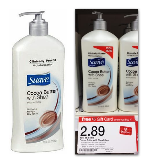 Suave Cocoa Butter Lotion Just 89¢ after Stacked Coupons at Target