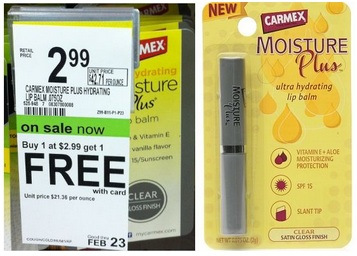 Carmex Moisture Plus Lip Balm Just 50¢ at Walgreens