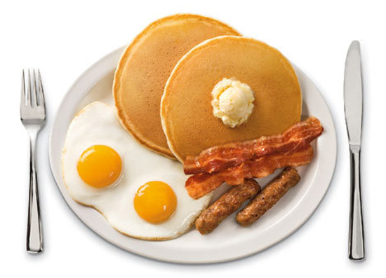 Denny's free Grand Slam breakfast