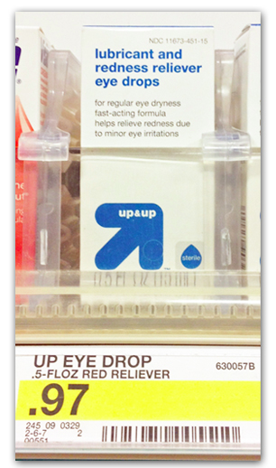 Up & Up Eye Drops Just 22¢ at Target!
