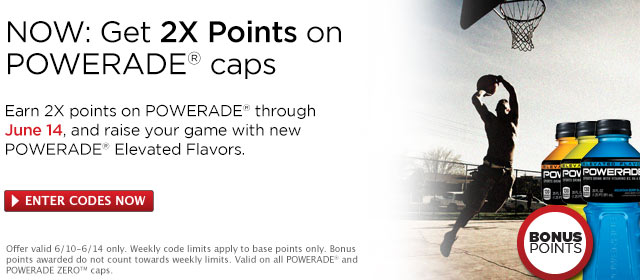 My Coke Rewards: Double Points for Powerade Caps- Last Day ...