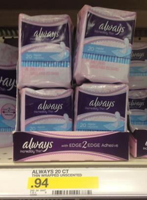 Free Always Pantiliners at Walmart, Target, Dollar Tree, and Family ...