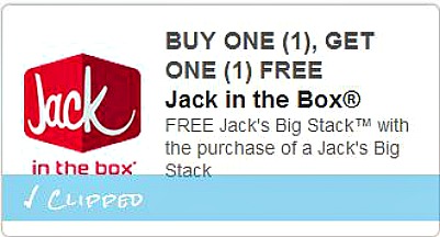 Buy 1 Get and Get 1 FREE Jack in the Box Coupons! - Mojosavings.com