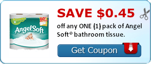 New $.45/1 Angel Soft Bath Tissue Coupon =Cheap Toilet Paper ...