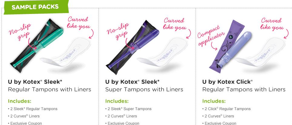 Free U by Kotex Maxi Pad Sample Pack - Mojosavings.com