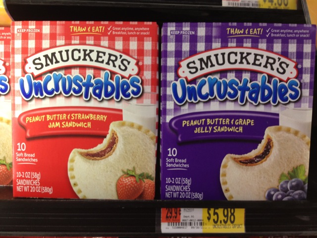 Smuckers Uncrustables Only $.72 at Walmart! - Mojosavings.com
