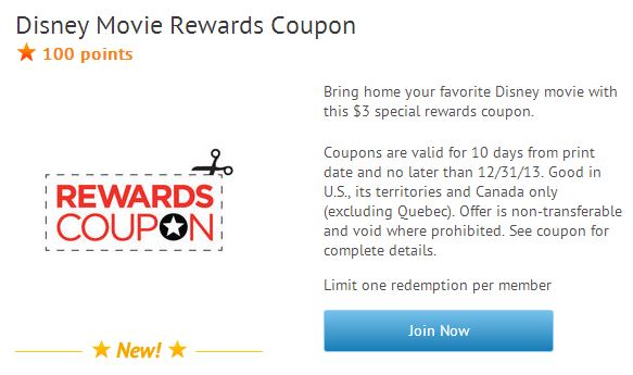 $3 off any Disney Movie Coupon! - Mojosavings.com