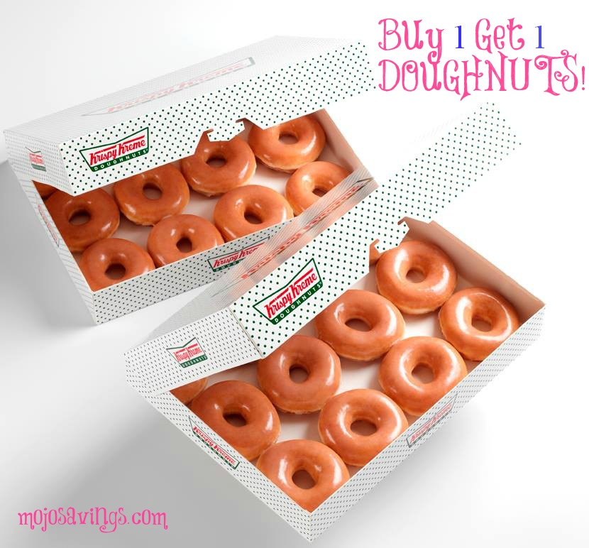 Krispy Kreme: BOGO FREE Dozen Doughnuts! - Mojosavings.com