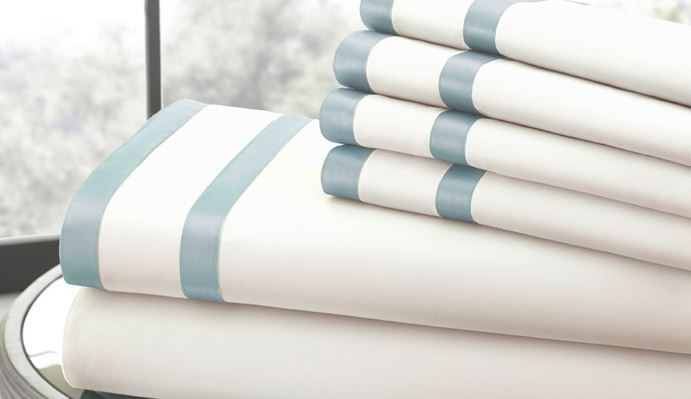 Italian Hotel Collection 1,000TC 6-Piece Sheet Set with Double Satin ...