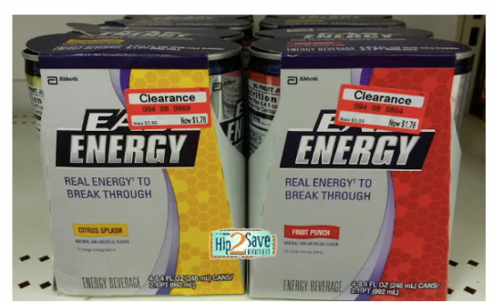 EAS Energy Drinks 4pk Only $.28 at Target?! - Mojosavings.com