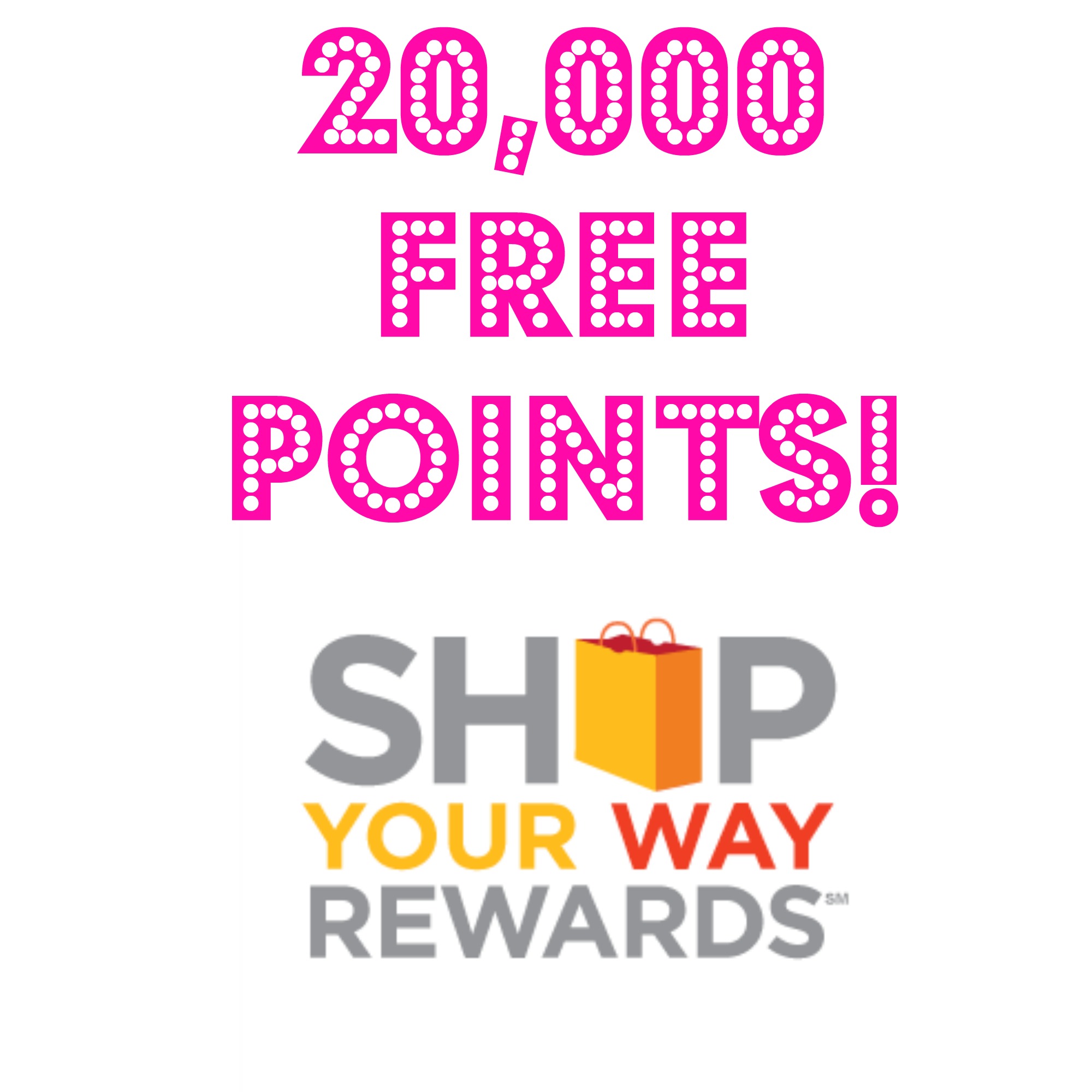 HOT! FREE 30,000 Shop Your Way Rewards Points = $30 FREE ...
