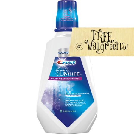 FREE Crest 3D White Rinse at Walgreens! - Mojosavings.com