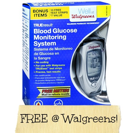 FREE Walgreens TrueResult Blood Glucose Monitor at Walgreens ...