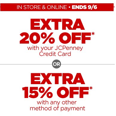 JCPenney: Save an Extra 20% With Card Or 15% Off Without! - Mojosavings.com