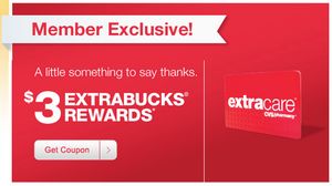 Extra Care Bucks- FREE $3 to use at CVS! - Mojosavings.com