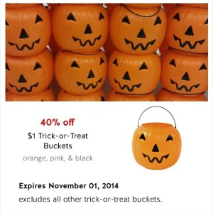 Trick or Treat Pumpkin Buckets Only 60¢ Each at Target! - Mojosavings.com