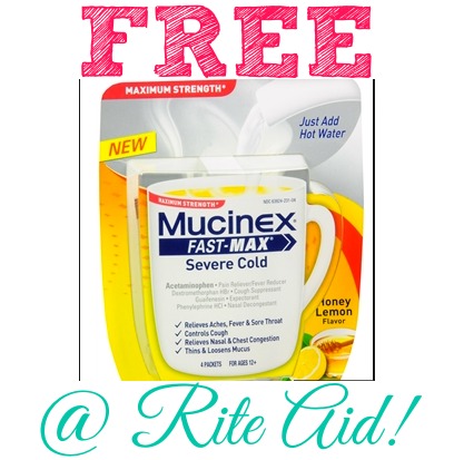 Free Mucinex Hot Tea Cold Relief at Rite Aid! - Mojosavings.com
