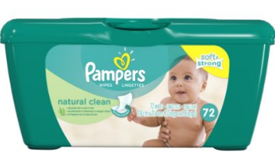 Pampers Natural Clean Wipes only $1.33 ea for 72 ct Package ...