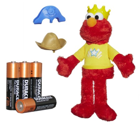 Let’s Imagine Elmo Toy + 4-pack Duracell Batteries Only $13.99 for Both ...