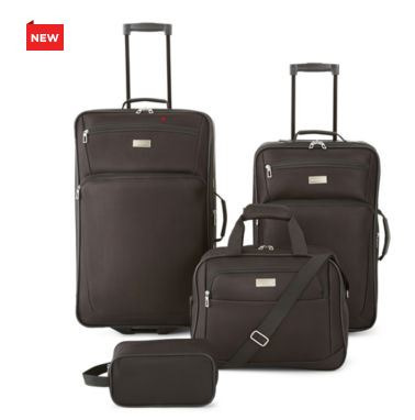 Protocol® Roman 4-pc. Luggage Set only $29.99 (reg $160) - Mojosavings.com