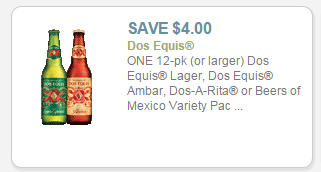 *RARE* $4 off 12 Pack Beer Coupon - Mojosavings.com