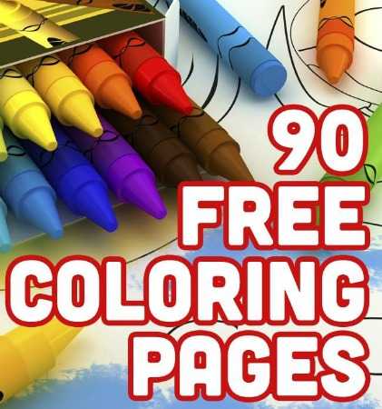 Kids Freebie: 90 FREE Coloring Pages!! - Mojosavings.com