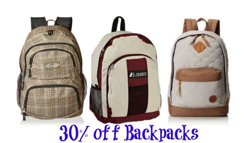 Amazon Prime Members: Backpacks 30% off!! - Mojosavings.com
