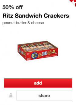 Target: Save Over 50% On Ritz Sandwich Crackers! - Mojosavings.com