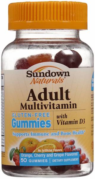 Wow! Sundown Naturals Adult Multivitamin Gummies 50ct Only $2.50 ...