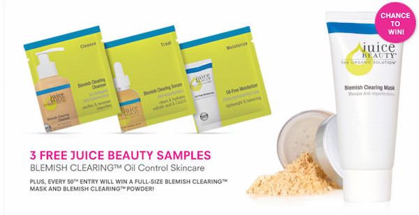 FREE Samples of Juice Beauty Blemish Clearing Oil Control Skincare ...