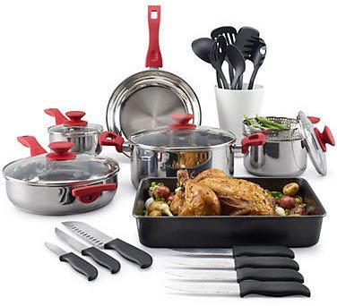 Wow! Philippe Richard 10-Piece Stainless Steel Cookware Set w/ Triple ...