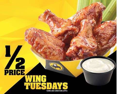Get Half-Price Wings At Buffalo Wild Wings Today! - Mojosavings.com