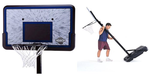 Walmart: Lifetime 44" Pro Court Height-Adjustable Portable Basketball ...