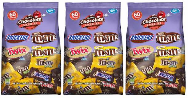 Amazon: MARS Fun Size Candy Bars Variety Mix 60-Piece Bag Only $5.39 ...