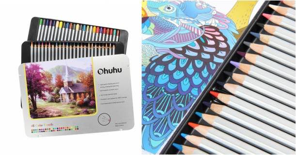 Amazon: Ohuhu 72ct Coloring Pencils With Tin Case Just $11.99 ...