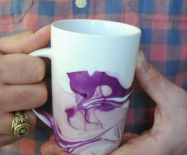 DIY Watercolor Coffee Mugs! - Mojosavings.com