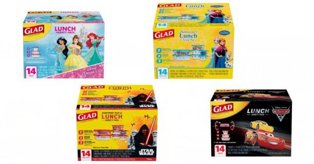 Disney 14-piece Glad Food Storage Containers Just $3.98! - Mojosavings.com