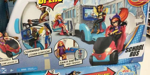DC Super Hero Girls School Bus Vehicle Just $35.00! Reg $75 ...