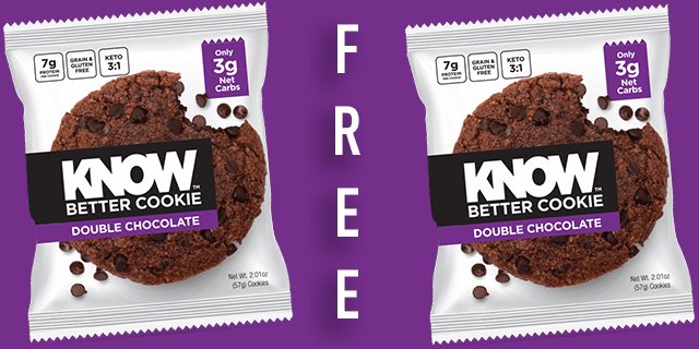 FREE Know Better Full Size Cookie Sample! - Mojosavings.com