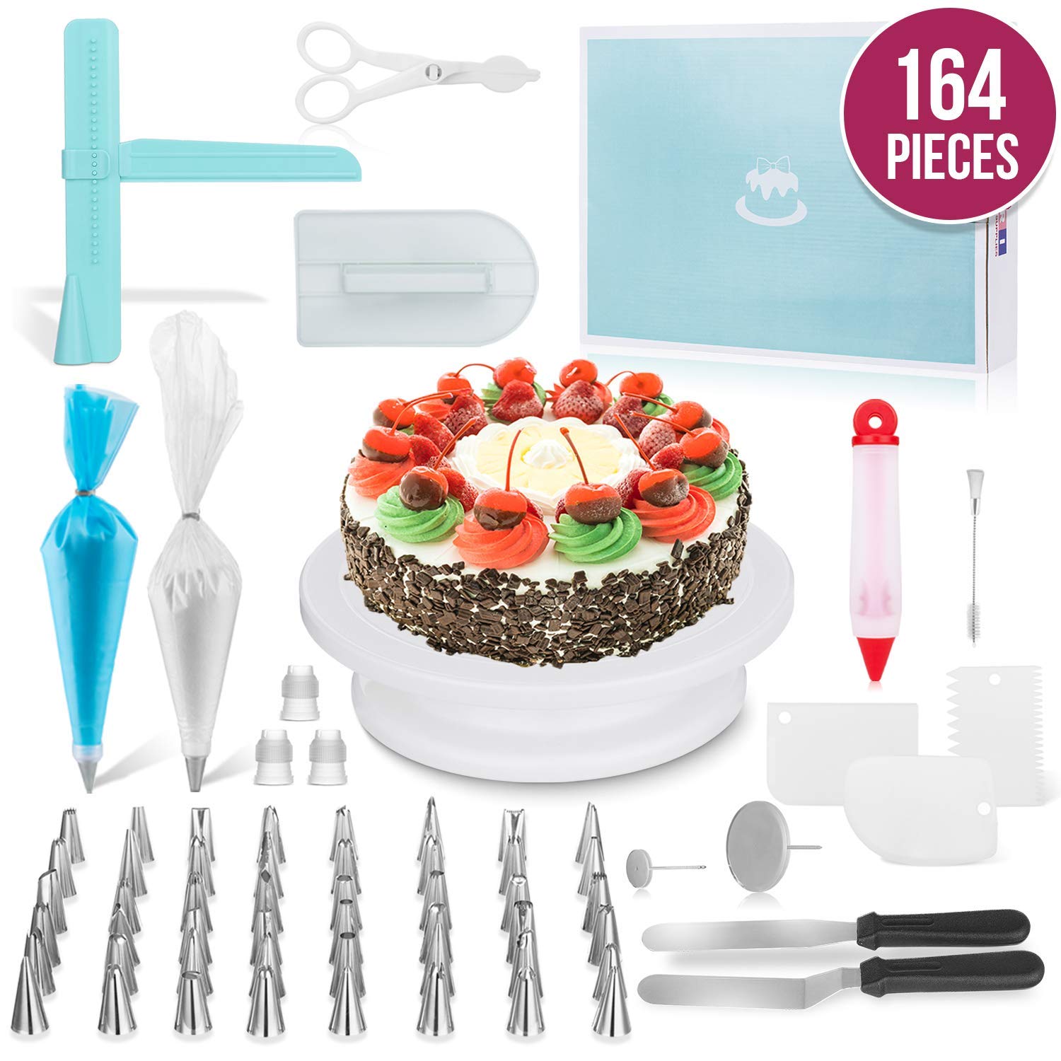 Ultimate Cake Decorating Supplies 164 Pcs $29.95 (REG $59.95 ...