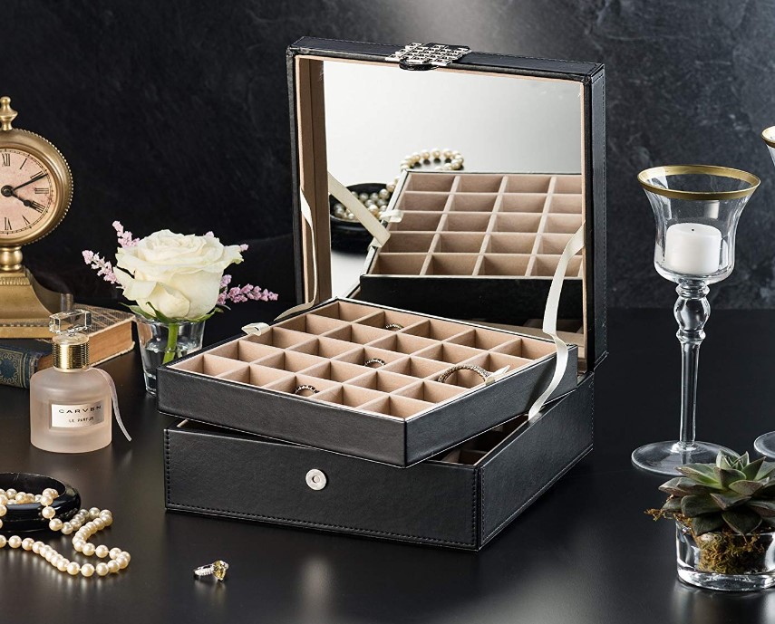 50 Slot Jewelry Box Organizer $39.95 (REG $79.95) - Mojosavings.com
