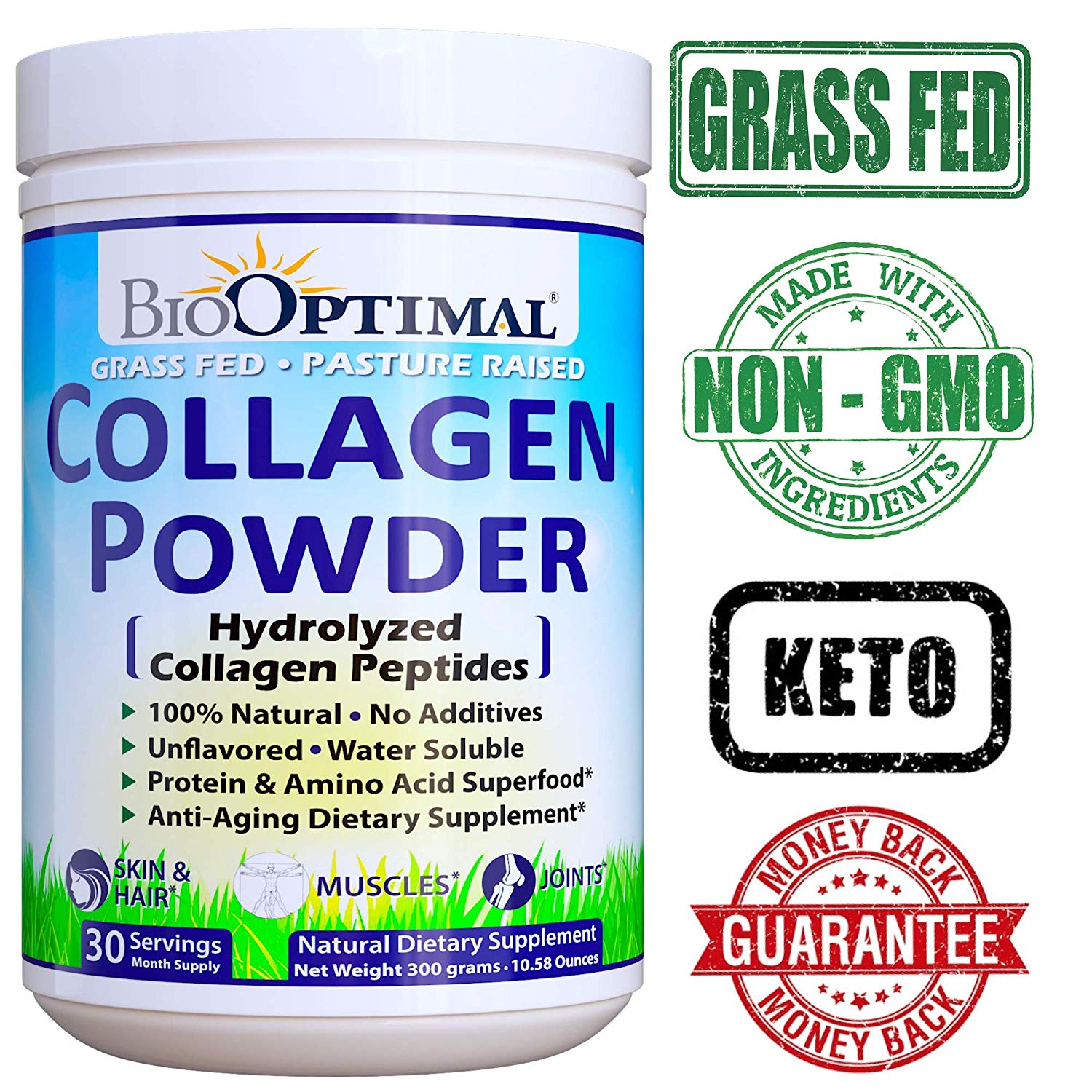 BioOptimal Collagen Powder $19.99 (REG $39.99) - Mojosavings.com