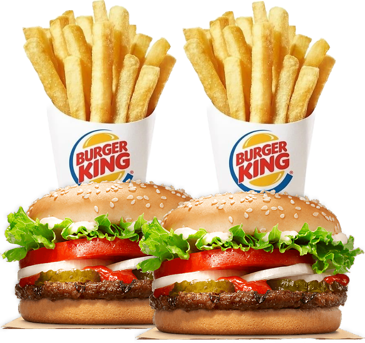 Only $3.99 for 2 Whopper Jr. Sandwiches + 2 Small French Fries ...