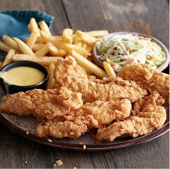 $5 Ruby Tuesday Chicken Tender + Tots or Fries - Mojosavings.com