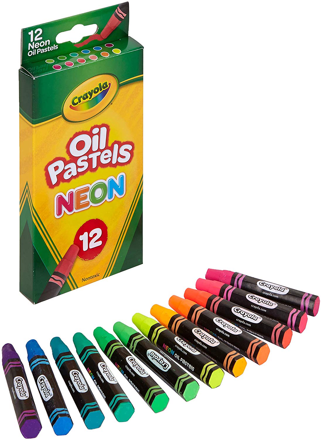Crayola Oil Pastels, Assorted Neon Colors, Gift for Kids & Adults $3.39 ...