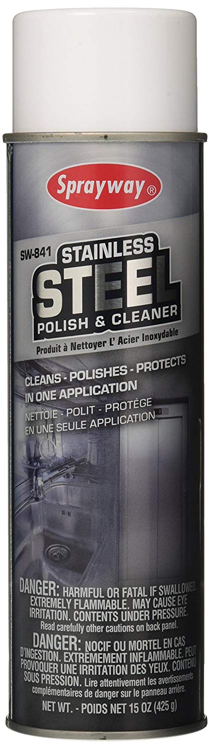 Sprayway SW841 Oil-Based Stainless Steel Cleaner and Polish $4.44 (REG ...