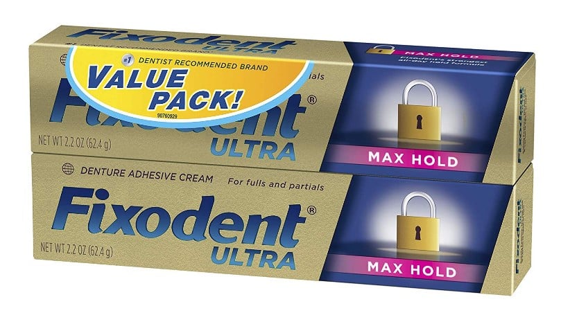 2 CT Fixodent Ultra Max Hold Denture Adhesive Pack $6.92 (REG $12.99 ...