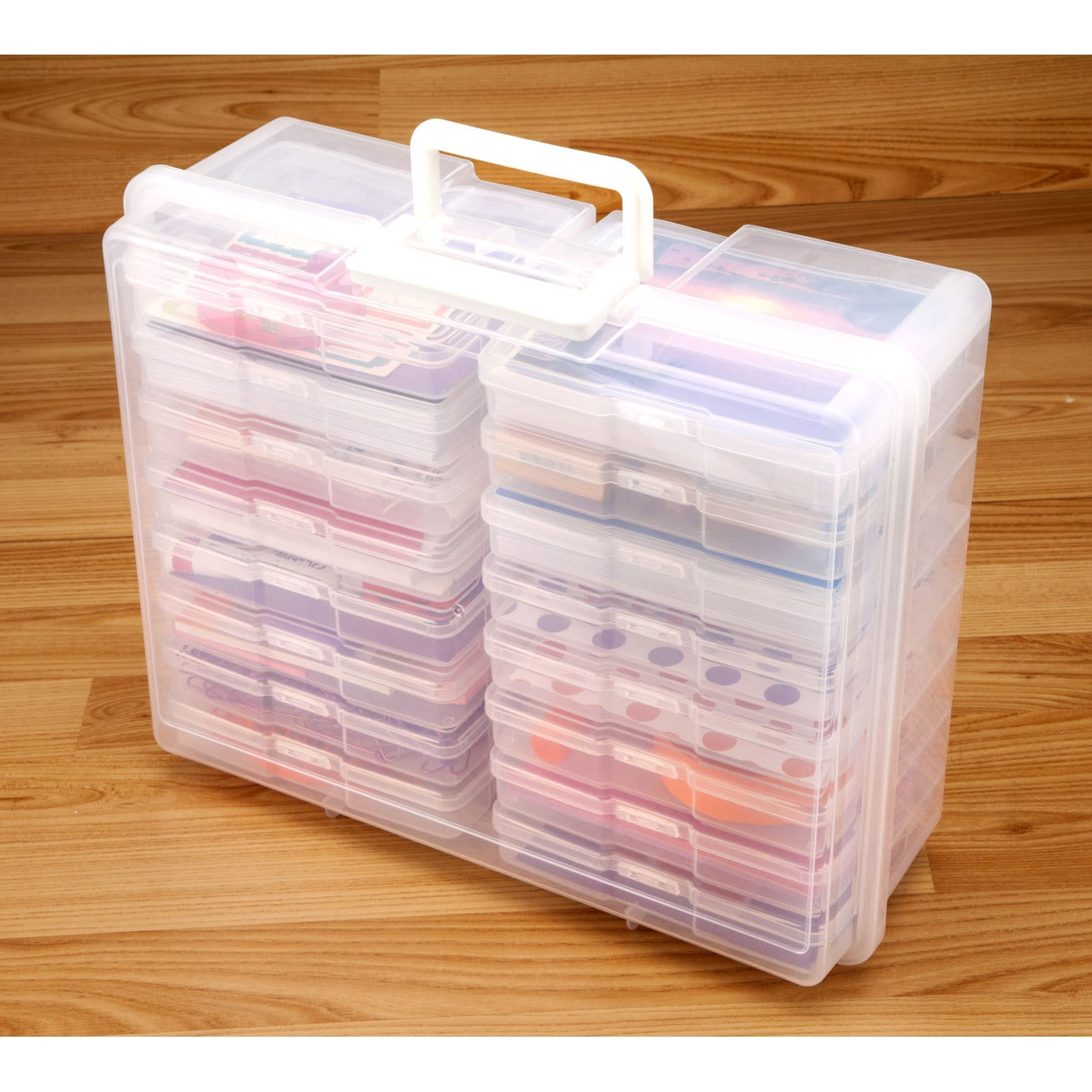 16-Count Recollections Photo & Craft Keeper Storage Cases w/ Box -$12. ...